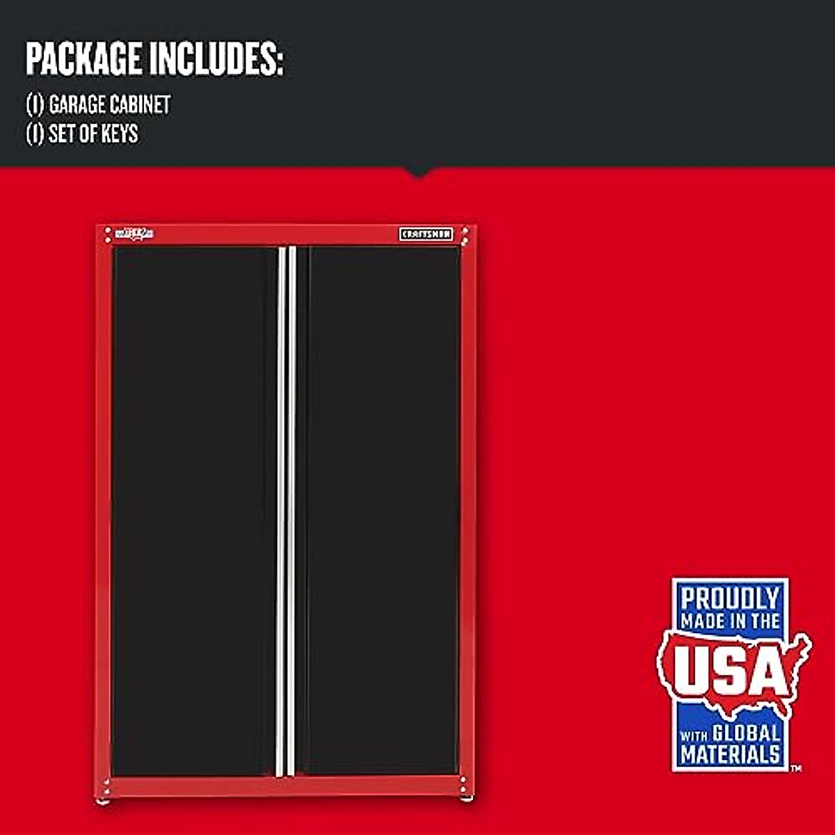 CRAFTSMAN Tool Chest, Garage Cabinet, Tool Storage, 48x74x18-Inch (CMST24800RB)