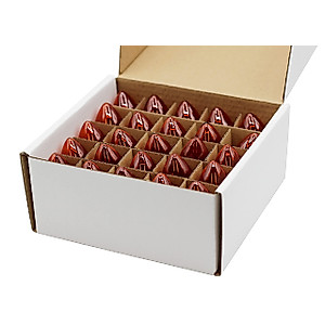 Creative Hobbies® Transparent Orange C7 Light Bulbs - 7 Watt, Steady Burning, Candelabra Base - Ideal for Halloween Pumpkin Lights & Christmas | Box of 25