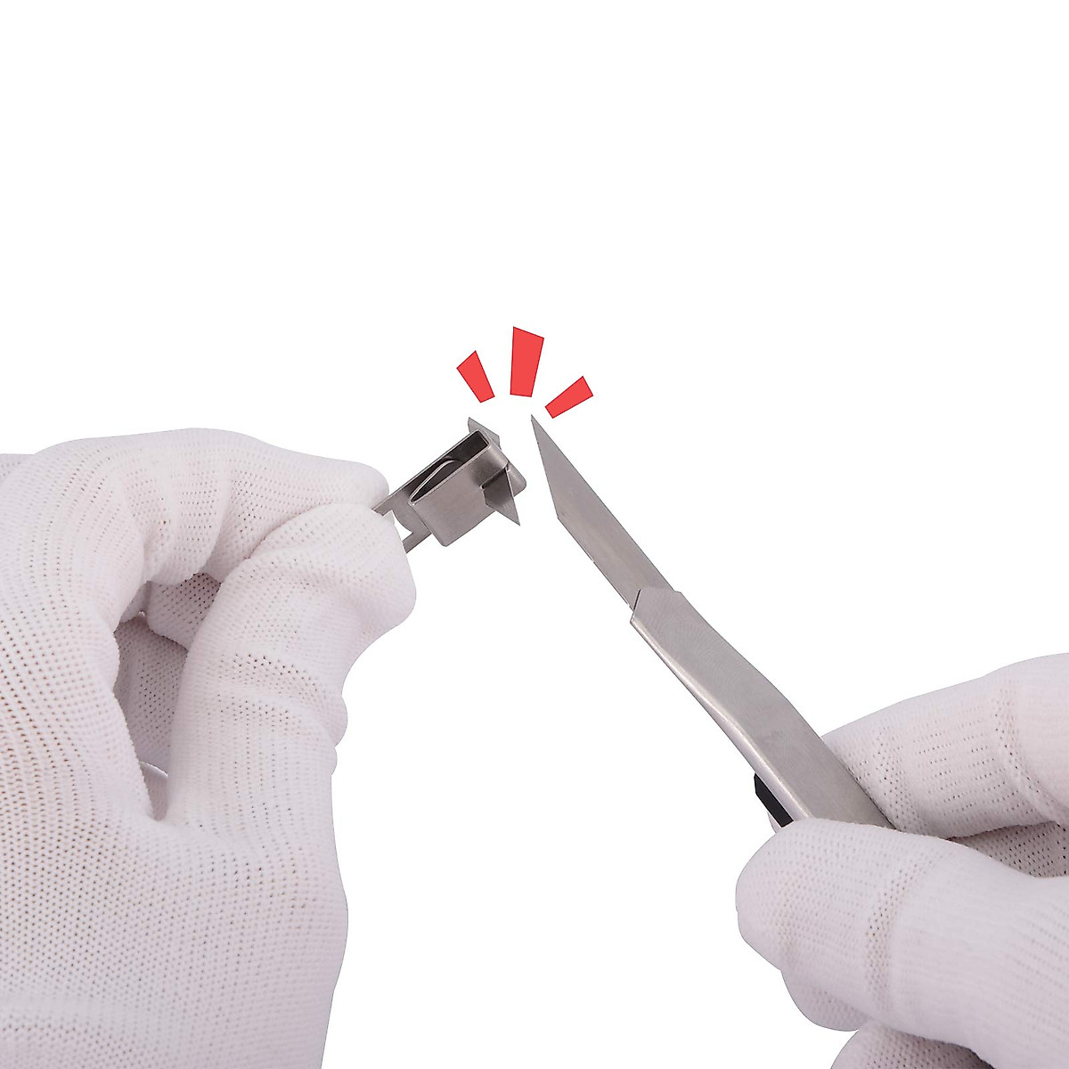 FOSHIO 100PCS Snap Off Blades 9mm Carbon Steel 60 Degree Blades, Universal Auto Wrap Vinyl Cutter Craft Knife Replacement Blades DIY Hand Tools