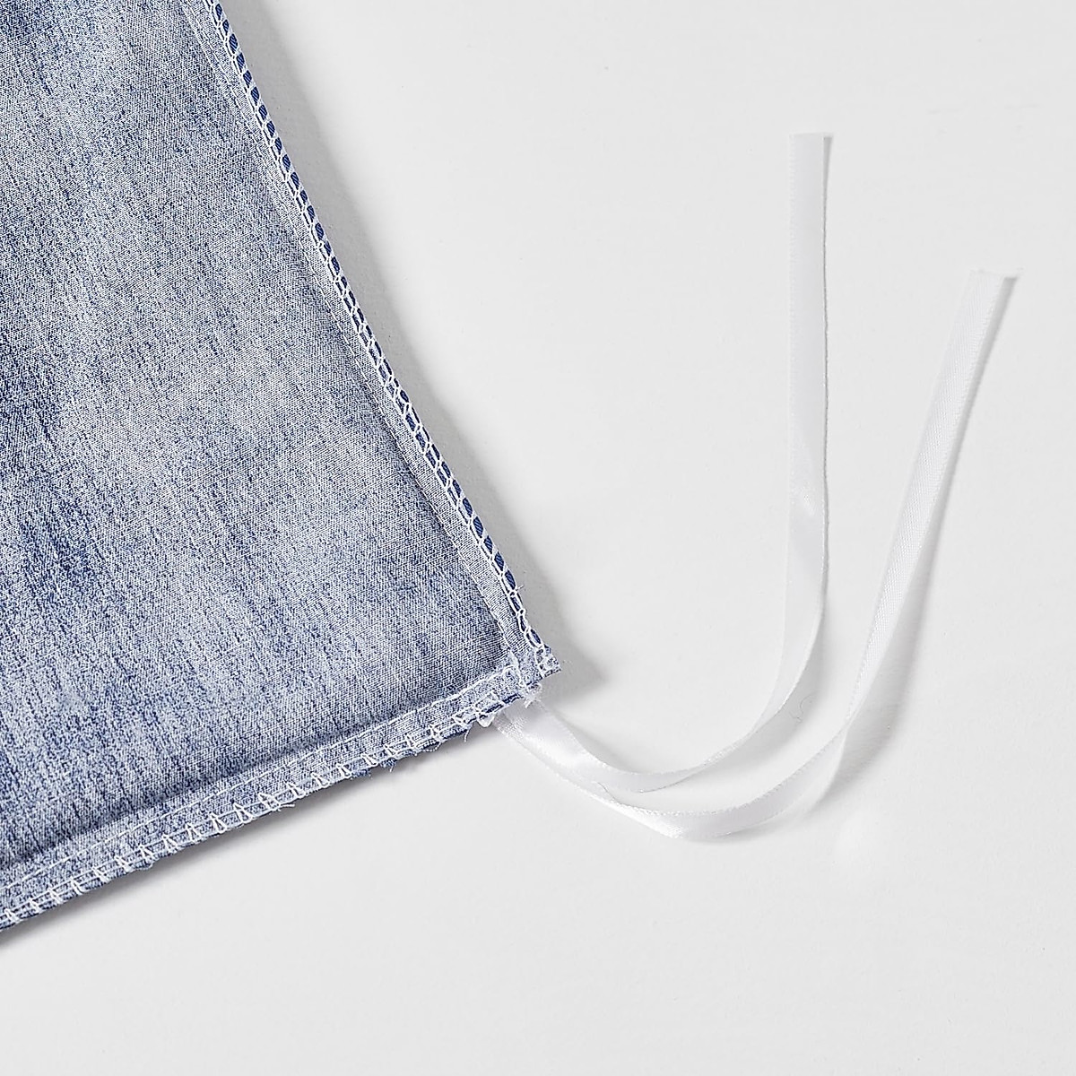 SUSYBAO Gradient Patterned Duvet Cover King 100% Cotton Sky Blue Duvet Cover 3 Pieces Set 1 Neutral Blue and White Duvet Cover with Zipper Ties 2 Pillowcases Luxury Navy Bedding Set Soft