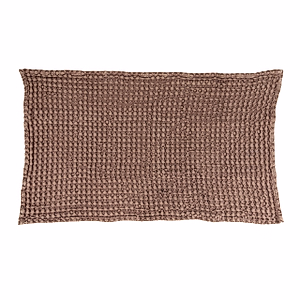 Bloomingville Cotton Waffle Weave, Brown Tea Towel, Purple