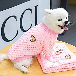 Dog Sweater Dog Sweaters for Small Medium Dogs Warm and Soft Dog Clothes for Small Dogs Boy or Girl Puppy Sweaters for Small Dogs Winter Pet Dog Cat Sweater Clothes