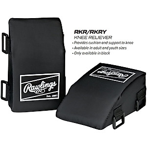 Rawlings | Catcher's Knee Savers | Baseball/Softball | Youth | Black