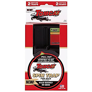 Tomcat Spin Trap for Mice, 2-Pack (Mouse Trap)