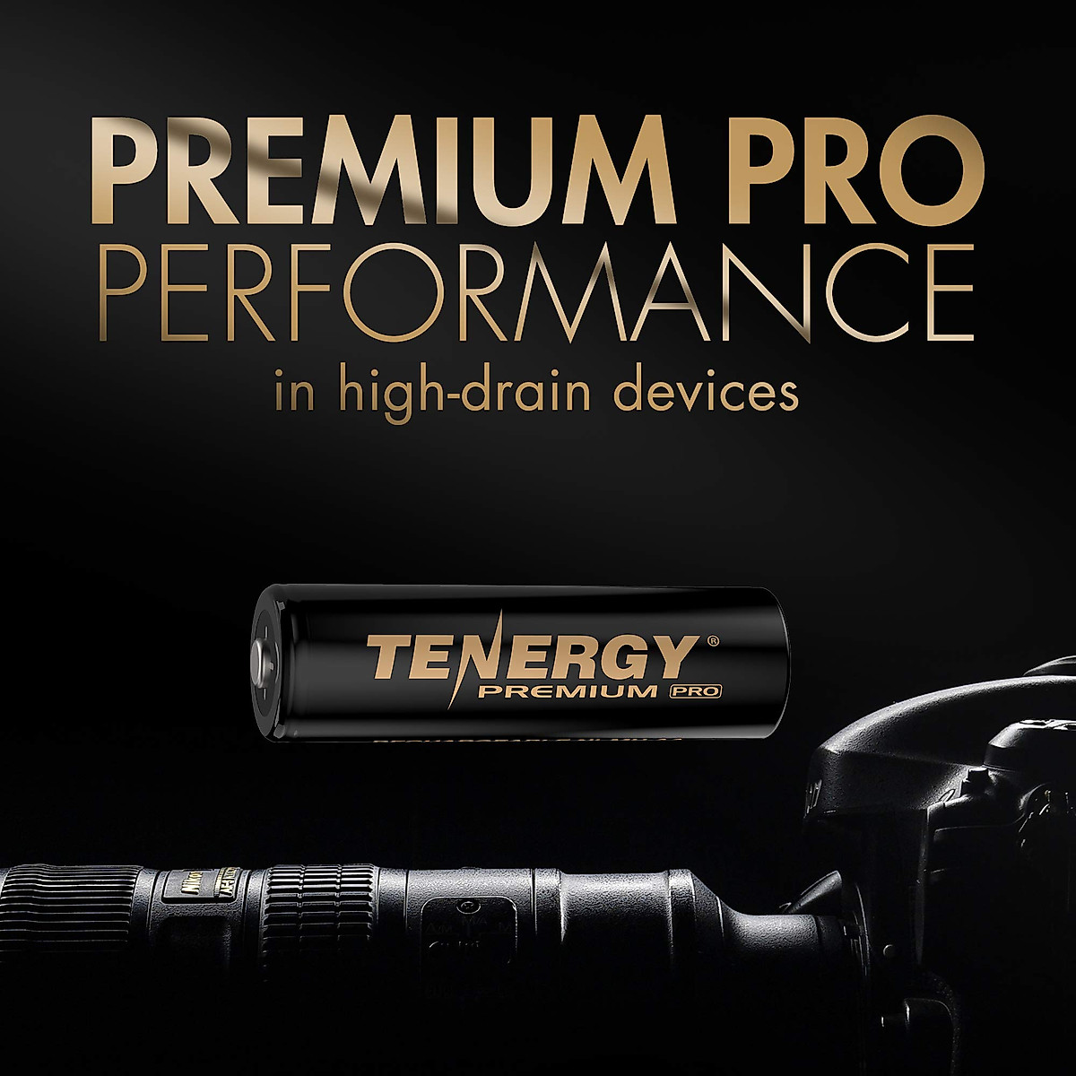 Tenergy Premium PRO Rechargeable AA Batteries, High Capacity 2800mAh NiMH AA Battery, 8 Pack Rechargeable Batteries