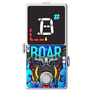AZOR Tuner Pedal Boar Chromatic Guitar Deluxe Tuner Pedal High Precision for Guitar and Bass True Bypass AP512