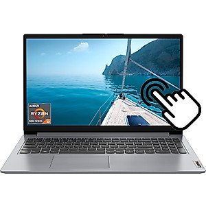 Lenovo 2023 Ideapad 15.6" FHD Touchscreen Laptop, AMD Ryzen 7 5700U(8 Cores, Up to 4.30GHz), 16GB RAM, 512GB NVMe SSD, Fingerprint, Webcam, WiFi 6, HDMI, Type-A&C, Win 11 S, w/ CUE Accessories