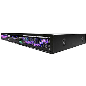 EMB EQ76 19'' Rack Mount Dual 15 Band 4 Input Stereo Graphic Equalizer Pro DJ with 2 RCA line input and output, Removable Rack Mount Brackets and 110V/220V Switchable Power Source