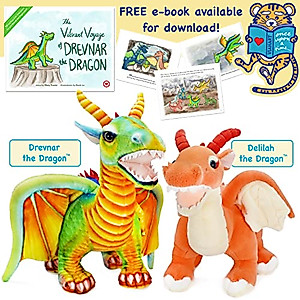 TigerHart Drevnar The Dragon - 24 Inch Stuffed Animal Plush