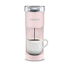 Keurig K-Mini Single Serve K-Cup Pod Coffee Maker, Dusty Rose, 6 to 12 oz. Brew Sizes