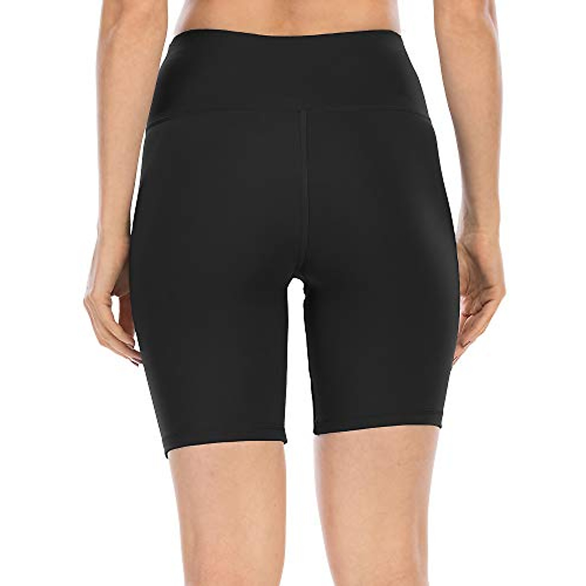 ATHVOTAR Biker Shorts for Women, 8” High Waisted Yoga Spandex Shorts (8" 3Black,S)