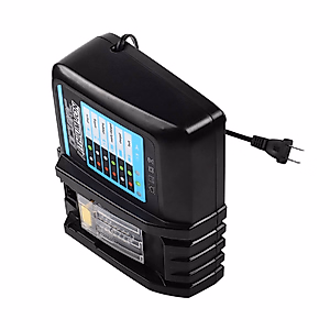 Powtree Lithium Drill Battery Charger DC18RC DC18RD Replacement for 14.4V-18V LXT Battery BL1850 BL1840B BL1820 BL1815 BL1860 BL1430 BL1450 BL1830 with LED Screen