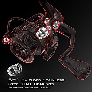 KastKing Royale Legend II Spinning Fishing Reel, 5.2:1 Gear Ratio, Size 4000, Up to 22 Lbs Carbon Drag, Fresh & Saltwater Spinning Reel