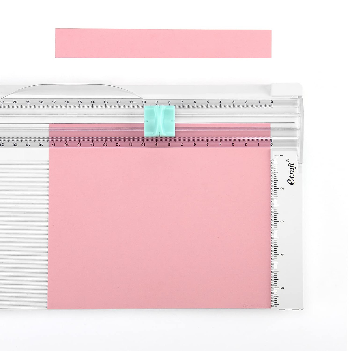 Ecraft Paper Trimmer Replacement Blades: Automatic Security Safeguard Paper Cutter Blade Refills Mint Green (4 Pack)…