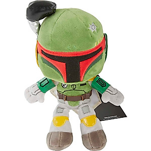 Star Wars Boba Fett Plush 8-Inch Character Figure From the Book of Boba Fett, Soft Doll Dressed in Classic Look