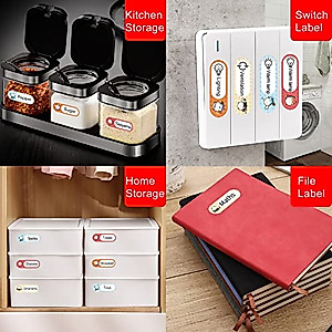 ZLDXDP Label Paper Thermal Printing Paper Name Price Barcode Sticker Waterproof Tear Resistant Compatible for D11 Label Printer (Color : E)