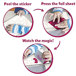 Skillmatics Foil Fun - Dress Up, No Mess Art for Kids, Craft Kits & Supplies, DIY Creative Activity, Travel Toys, Gifts for Girls & Boys Ages 4, 5, 6, 7, 8, 9, Travel Toys