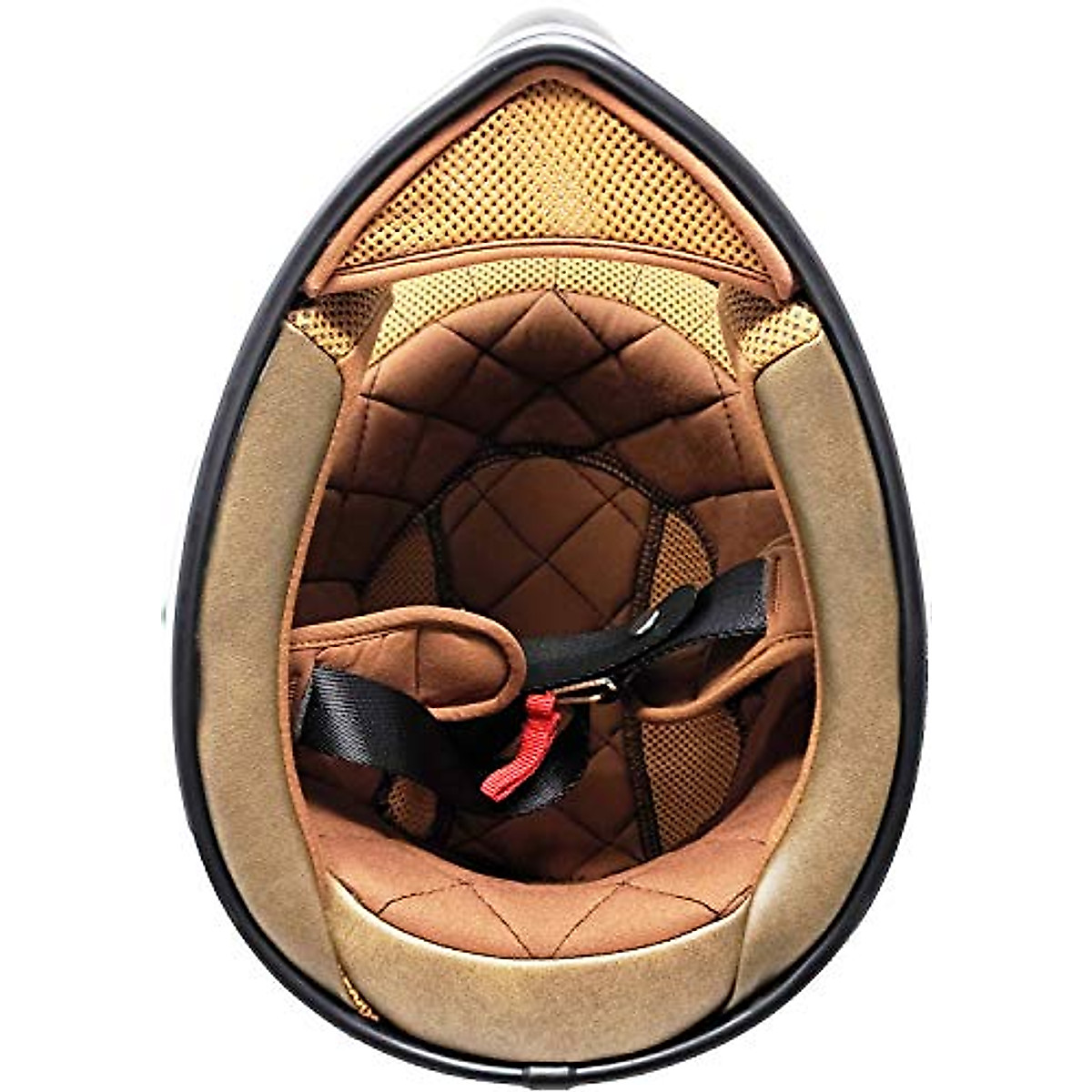 GDM Rebel Retro Vintage Motorcycle Helmet Sahara Package (Large)