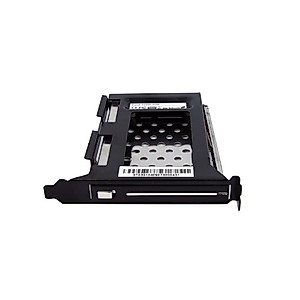StarTech.com 2.5in SATA Removable Hard Drive Bay for PC Expansion Slot - Storage bay adapter - black , TAA (S25SLOTR)