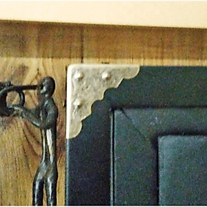 16Pcs Antique Brass Jewelry Box Corner Chest Corner Protector Guard Edge Cover-1.26"x1.26"x0.43"