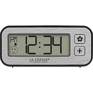 La Crosse Technology 513-148-TBP-3 Mini Digital Clock with Comfort Meter