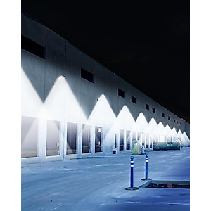 YXL 90 Degree Wall Mount Bracket with 2-3/8in OD Tenon, Wall Mount L Shape Bracket for LED Street Lights Parking Lot Lights Street Lights Shoebox Area Lights, Heavy Duty Steel, Dark Bronze, 2 Pack