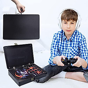 Pandora Plus Handheld Retro Game Console 13000 Games, 14-inch IPS Screen Portable Arcade Rechargeable Games Emulators for Kids and Adults (UK Plug)