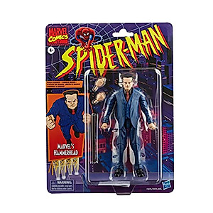 Spider-Man Marvel Legends Series 6-inch Marvel’s Hammerhead Action Figure Toy, Includes 3 Accessories: 2 Alternate Hands, 1 Baseball Bat
