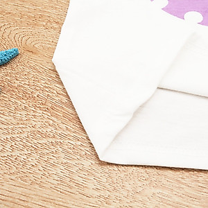 MH-Lucky Baby Girl Clothes Infant Outfits Set 2 Pieces Long Sleeved Tops + Pants (12-18 Months, Purple)