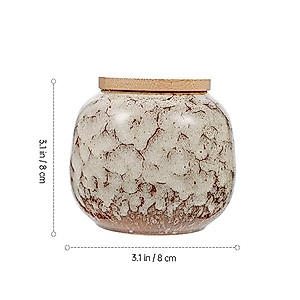 Ceramic Sealed Canister Ceramic Tea Storage Jar With Lids Tea Tins Cans Canister Food Storage Containers For Kitchen Coffee Sugar Condiment Ceramic Tea Leaf can