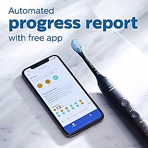 PHILIPS Sonicare ExpertClean 7700 Rechargeable Electric Toothbrush with Bluetooth & UV Sanitizer, HX9630/17, Pink