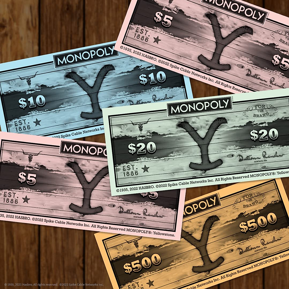 Monopoly: Yellowstone | Buy, Sell, Trade Spaces Featuring Locations from The Paramount Network Show | Collectible Classic Monopoly Game | Officially-Licensed, Yellowstone Game & Merchandise, 6 players