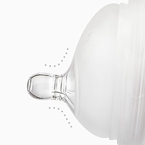 Olababy Gentle Bottle Silicone Replacement Nipple 2 Pack (X Cut/Thicker Liquids)