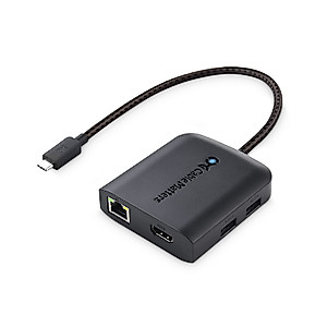 Cable Matters USB C Hub HDMI 2.1, Up to [8K@30Hz/4K@120Hz, 100W Charging, 5Gbps Data Transfer] Gigabit Ethernet, USB-C HDMI Dock, USB C HDMI 2.1 Hub Compatible with Thunderbolt 4, Max 4K@60Hz on MacOS