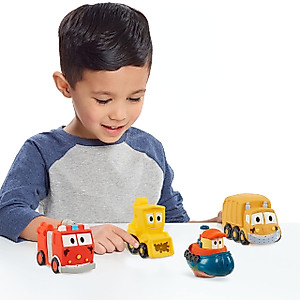 The Stinky & Dirty Show 4-inch Bath Time Buddies 4 Piece Set, Bath Toys, Pretend Play, Kids Toys for Ages 3 Up by Just Play