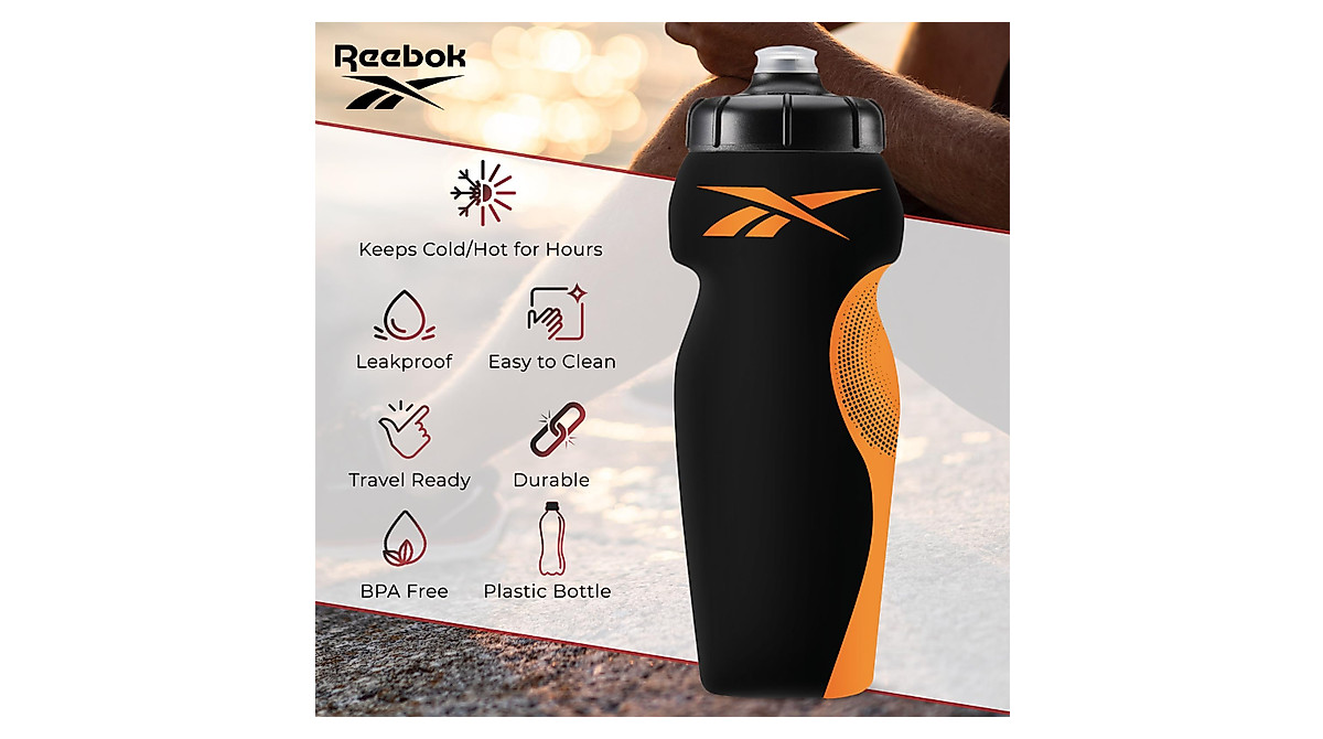 Reebok Squeeze Water Bottle - 24 oz - Hydration On-the-Go