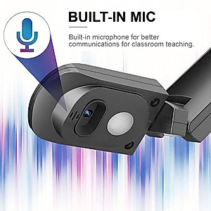 JOYUSING V500S 8MP HD USB Document Camera for Teachers with Light, Mac, Windows, Chromebook Compatible Excellent for Online Teaching, Distance Learning, Web Conferencing