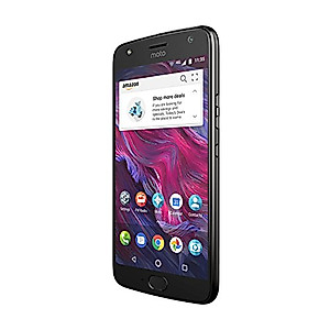 Moto X (4th Generation) - with hands-free Amazon Alexa – 32 GB - Unlocked – Super Black - Prime Exclusive - with Lockscreen Offers & Ads