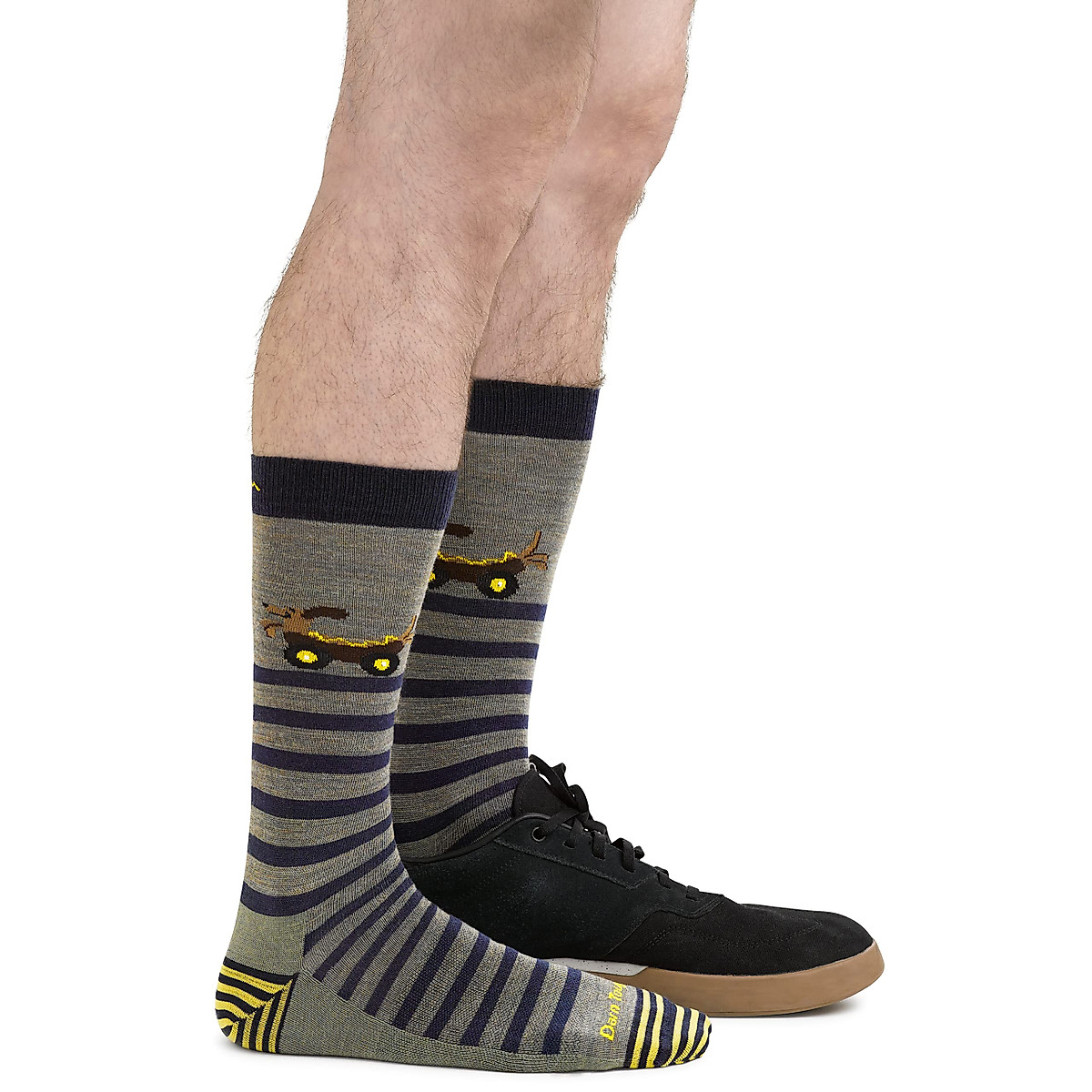 Darn Tough Men's Animal Haus Crew Lightweight Sock (Style 6066) - Forest, Large