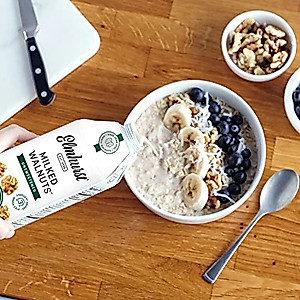 Elmhurst 1925 Milked Walnuts Unsweetened Walnut Milk, Dairy Free, Vegan, 32 Ounce (Pack of 6)