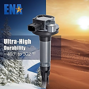 ENA Set of 6 Ignition Coil Pack for 3.5 3.7 V6 Compatible with Ford Mazda Edge Explorer F150 Taurus Flex Lincoln MKZ MKS MKX CX9 2007 2008 2009 2010 2011 2012 2013 2014 2015 2016 Coils for UF553 DG520