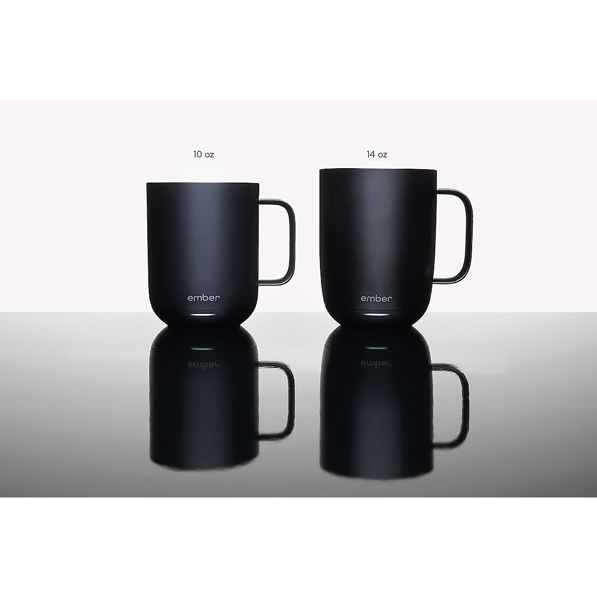 Ember Temperature Control Smart Mug, 14 oz, 1-hr Battery Life, Black - App Controlled Heated Coffee Mug