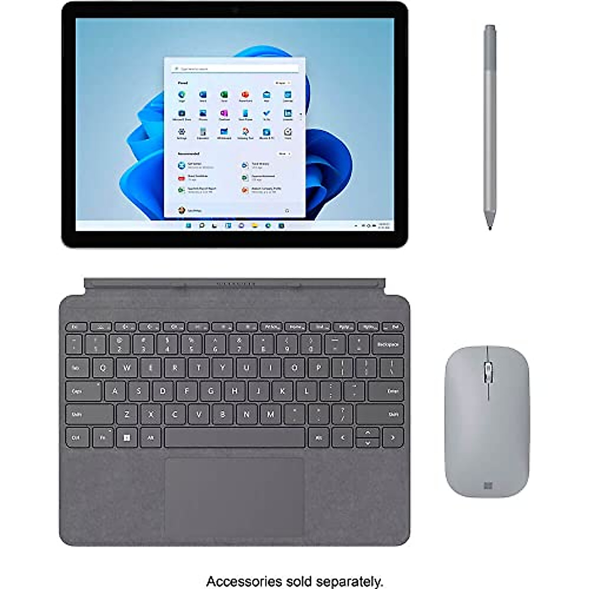 Microsoft Surface Go 3 - 10.5" Touchscreen - Intel® Pentium® Gold - 4GB Memory - 64GB eMMC - Device Only - Platinum (Latest Model)