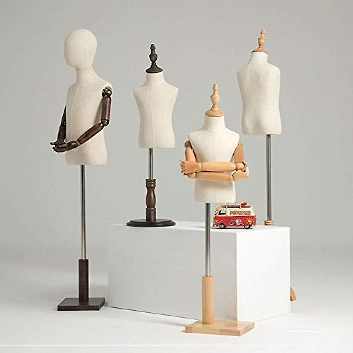 TOPRP Mannequin Display Stand Manikins Tailors Dummy Child Tailors Dummy Mannequin Bust Dressmakers Students Mannequin Display