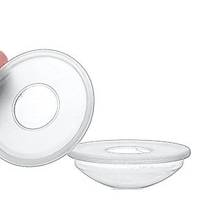 Breast Shells Milk Collector Saver for Breastfeeding with Travel Bag | Set of 4 | for Sore or Cracked Nipples | Breastmilk Catcher | Breast Feeding Essentials | 4 Pack Nursing Shell to Collect Milk