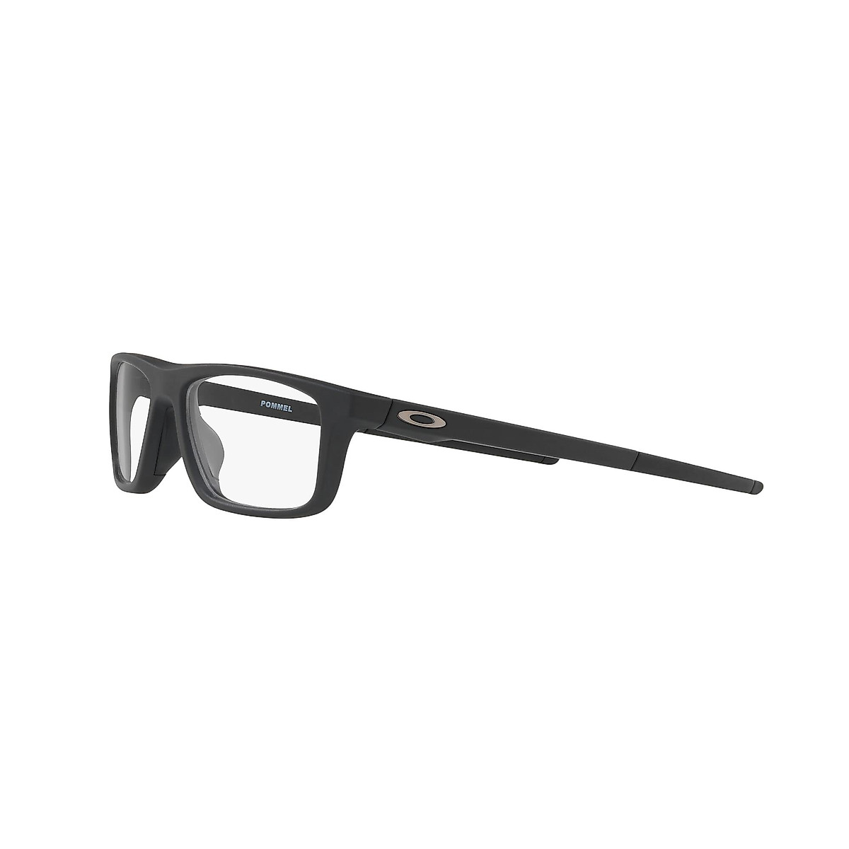 Oakley Men's OX8127 Pommel Rectangular Reading Glasses, Satin Black, 53mm + 1