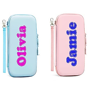 Pink Carry Case Made For Nintendo Switch/Switch OLED Console Custom Name Case with 10 Games Cartridges Travel Case NC7