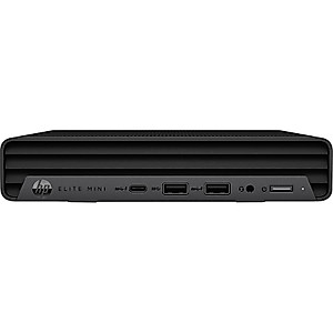 HP Elite Mini 600 G9 Desktop Computer - Intel Core i5 12th Gen i5-12500T Hexa-core (6 Core) 2 GHz - 16 GB RAM DDR5 SDRAM - 256 GB M.2 PCI Express NVMe SSD - Mini PC - Black (Renewed)