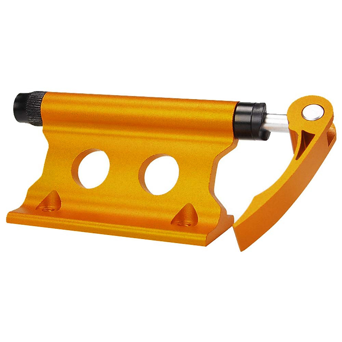 Bike Block Fork Mount, Quick Release Fork Mount Truck Bed Bicycle Carrier, Aluminum Alloy Bicycle Front Fork Fixed Clip Luggage Rack for Truck/Trailer/Bikes