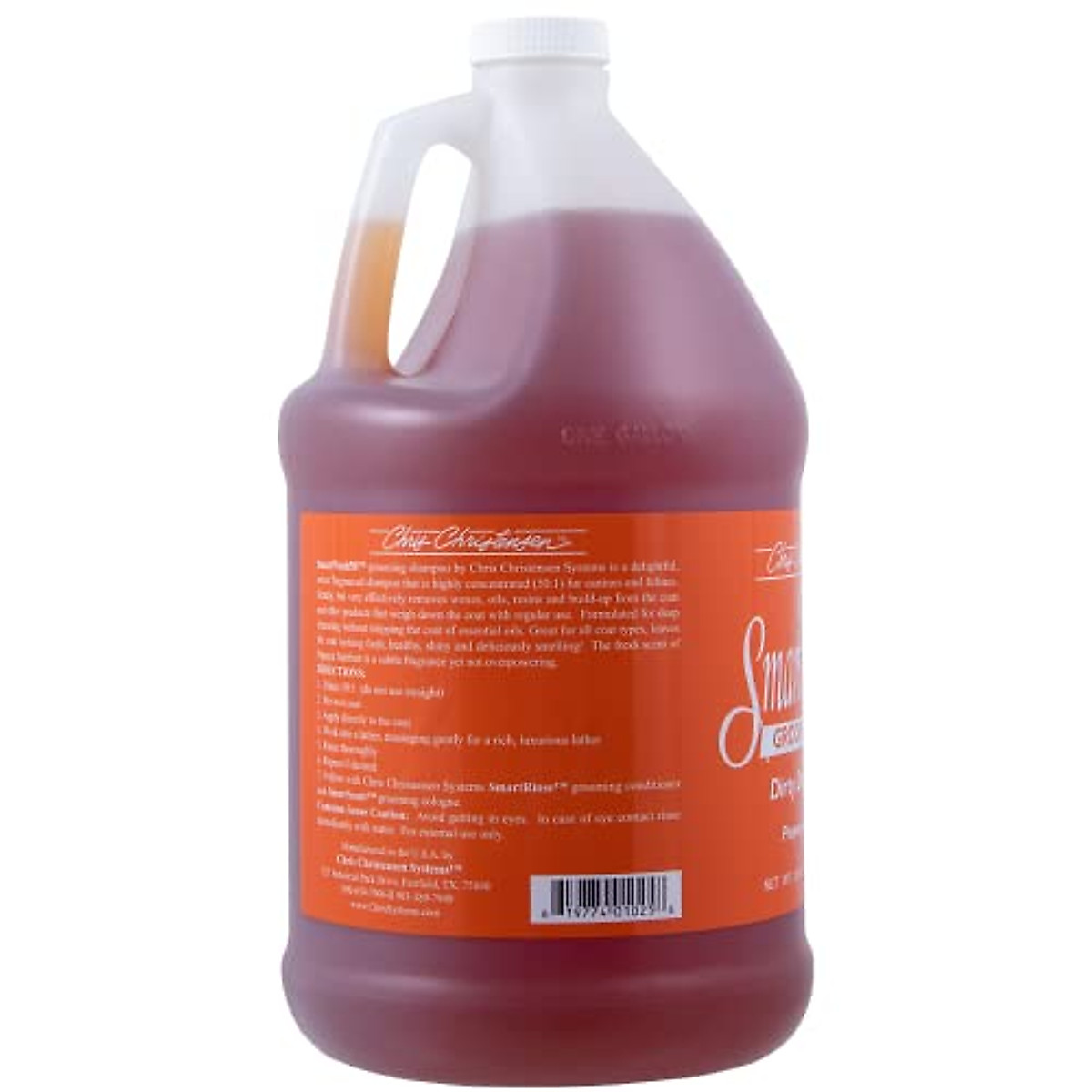 Chris Christensen SmartWash50 Papaya Starfruit Ultra Concentrated Dog Shampoo, Makes up to 50 Bottles, Groom Like a Professional, Delightfully Fragranced and Concentrated, Suitable For All Coats, Made in the USA, 1gal